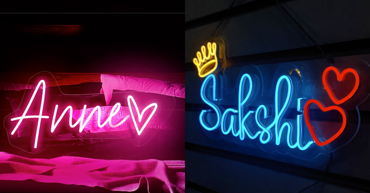 Ways to utilize the custom name neon sign in your space