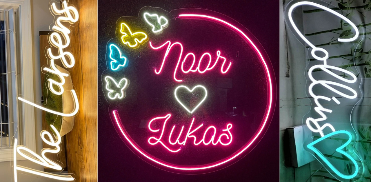 04 applications & benefits of Custom neon signs with Names