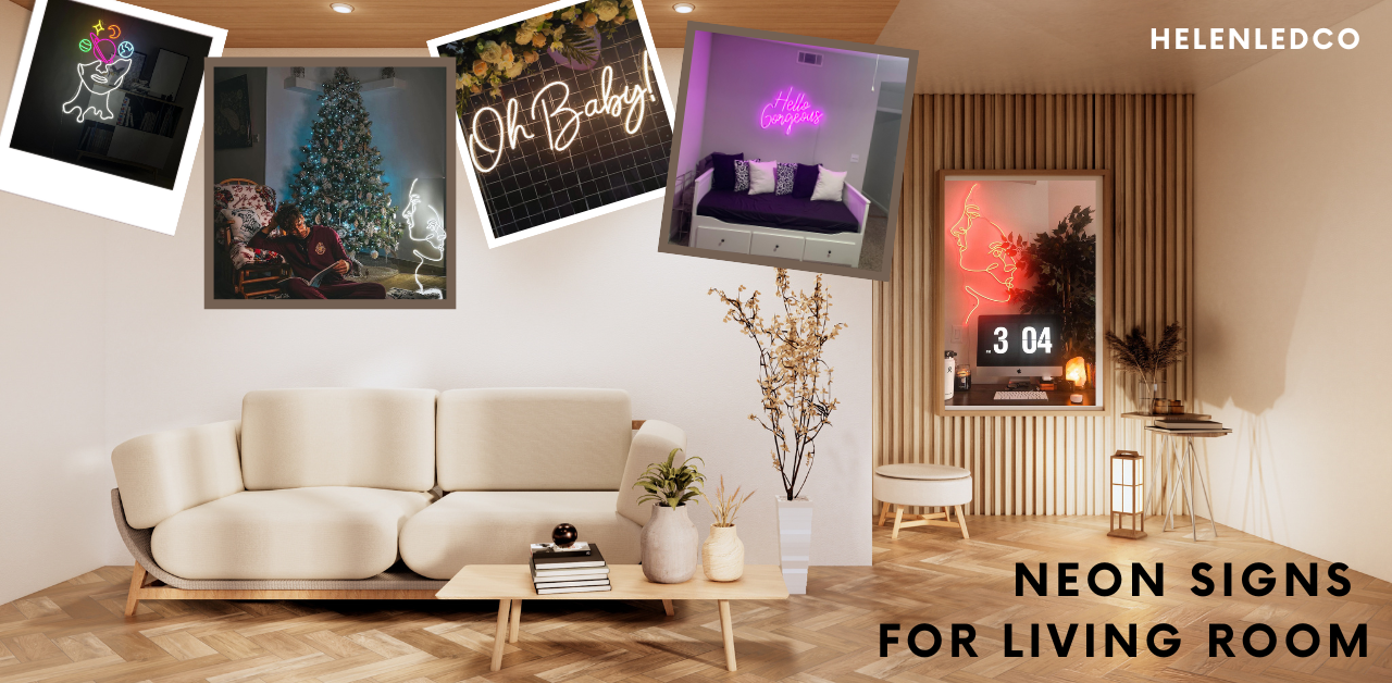 Top 07 Ideal Locations For Living Room LED Neon Signs