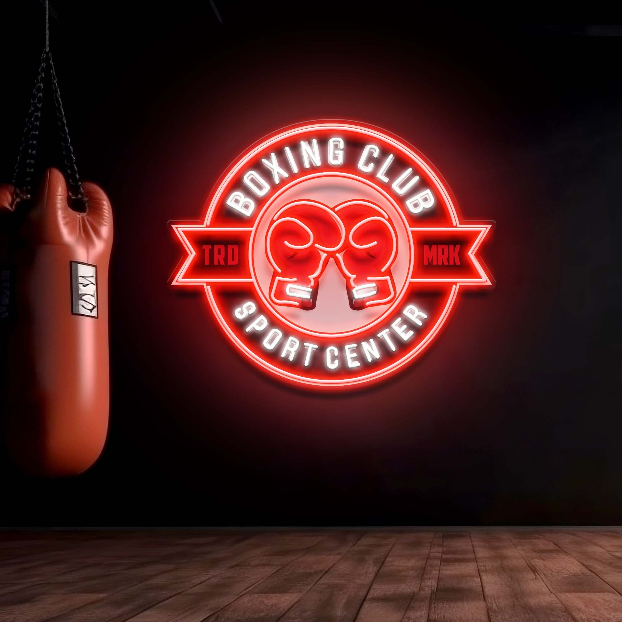 Boxing Club Signage Artwork Led Neon Sign Light