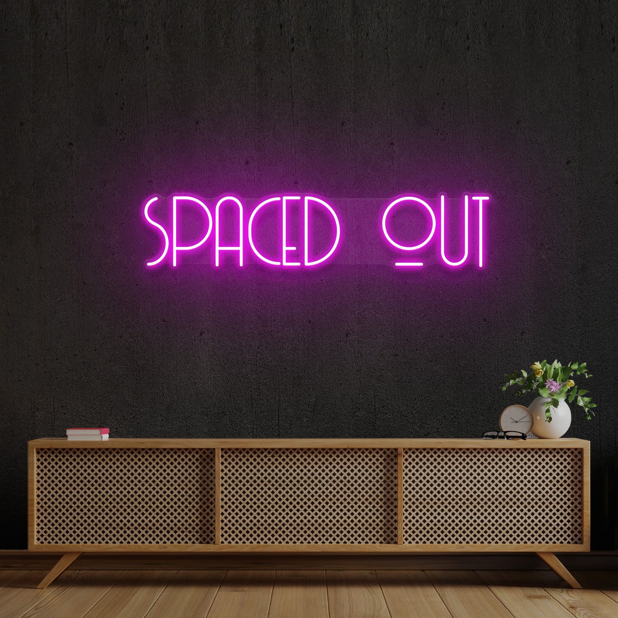 Spaced Out Led Neon Sign Light