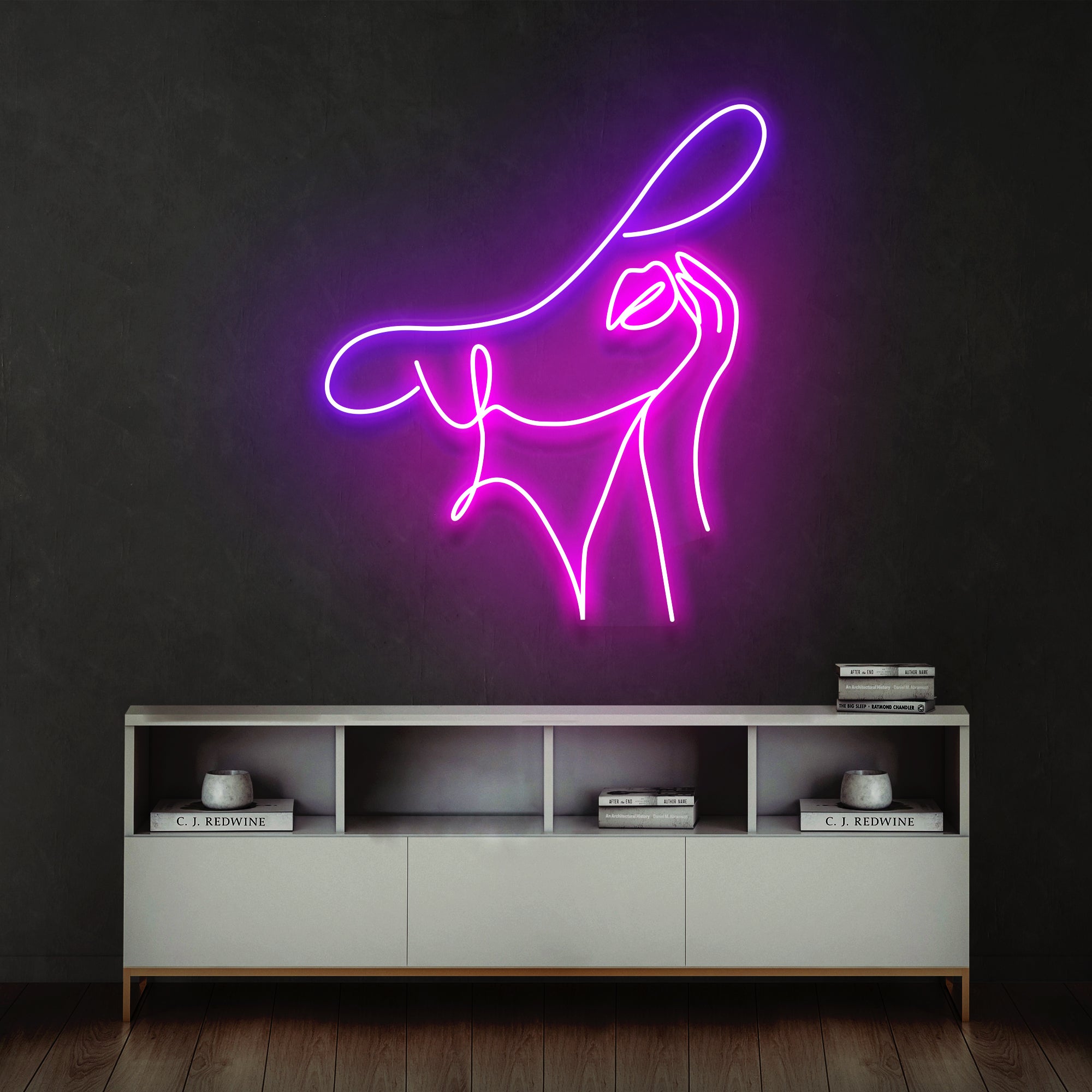 Elegant Lady Led Neon Sign Light