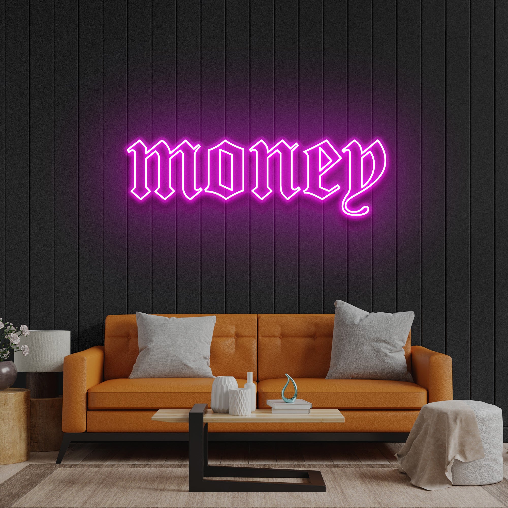 Money Led Neon Sign Light