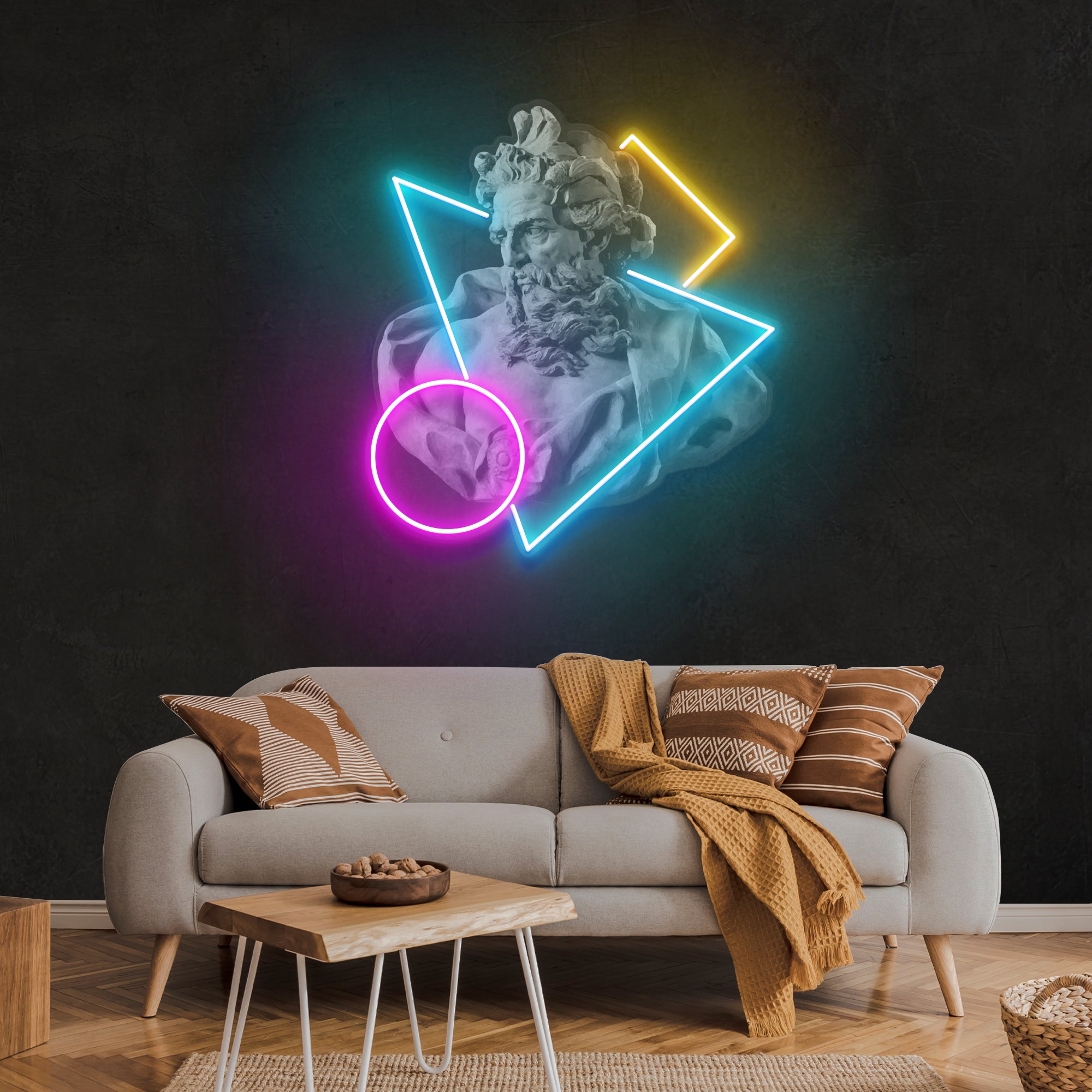 Neptune Neon Artwork Led Neon Sign Light