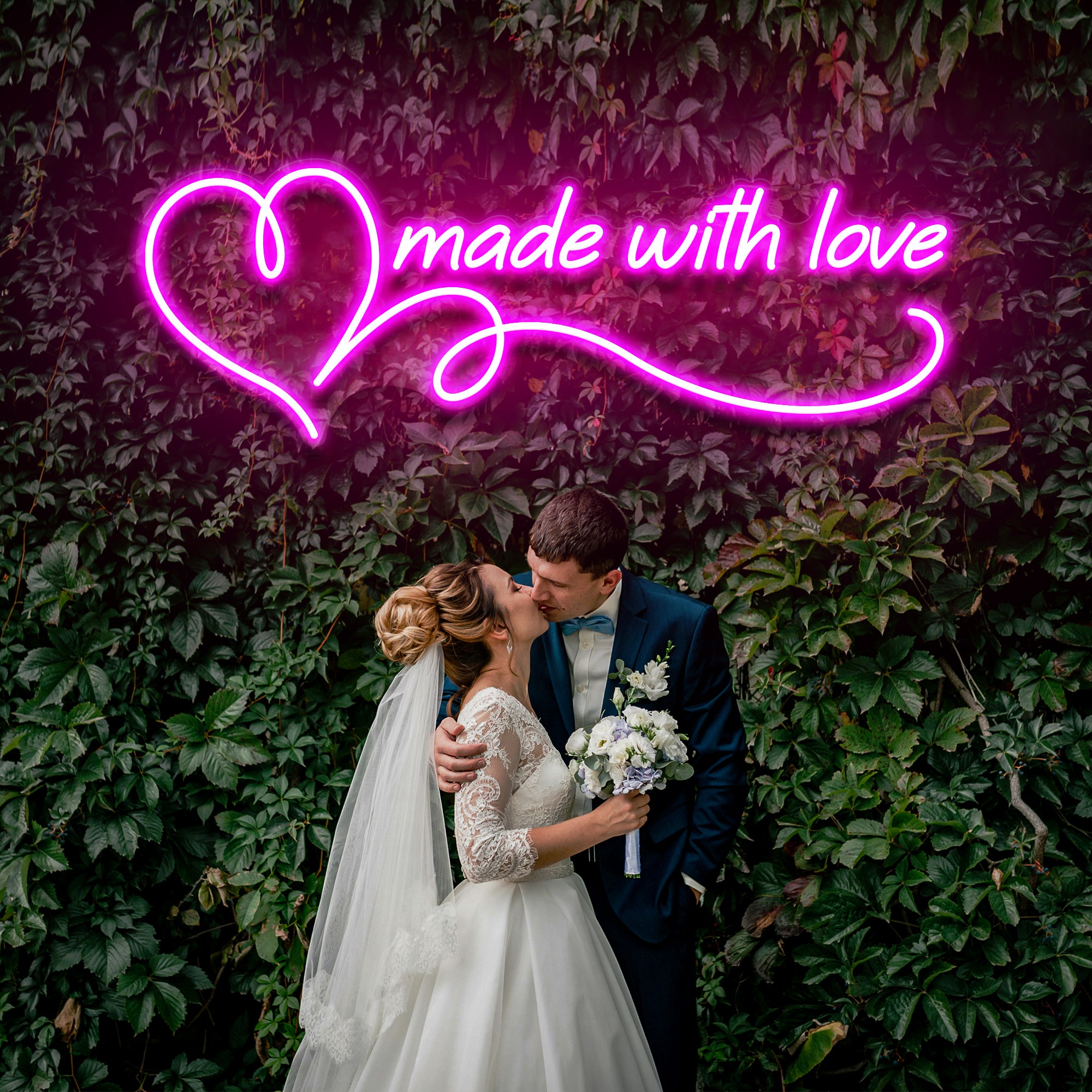 Luxury Wedding Neon Sign Backdrop Personalized Decoration