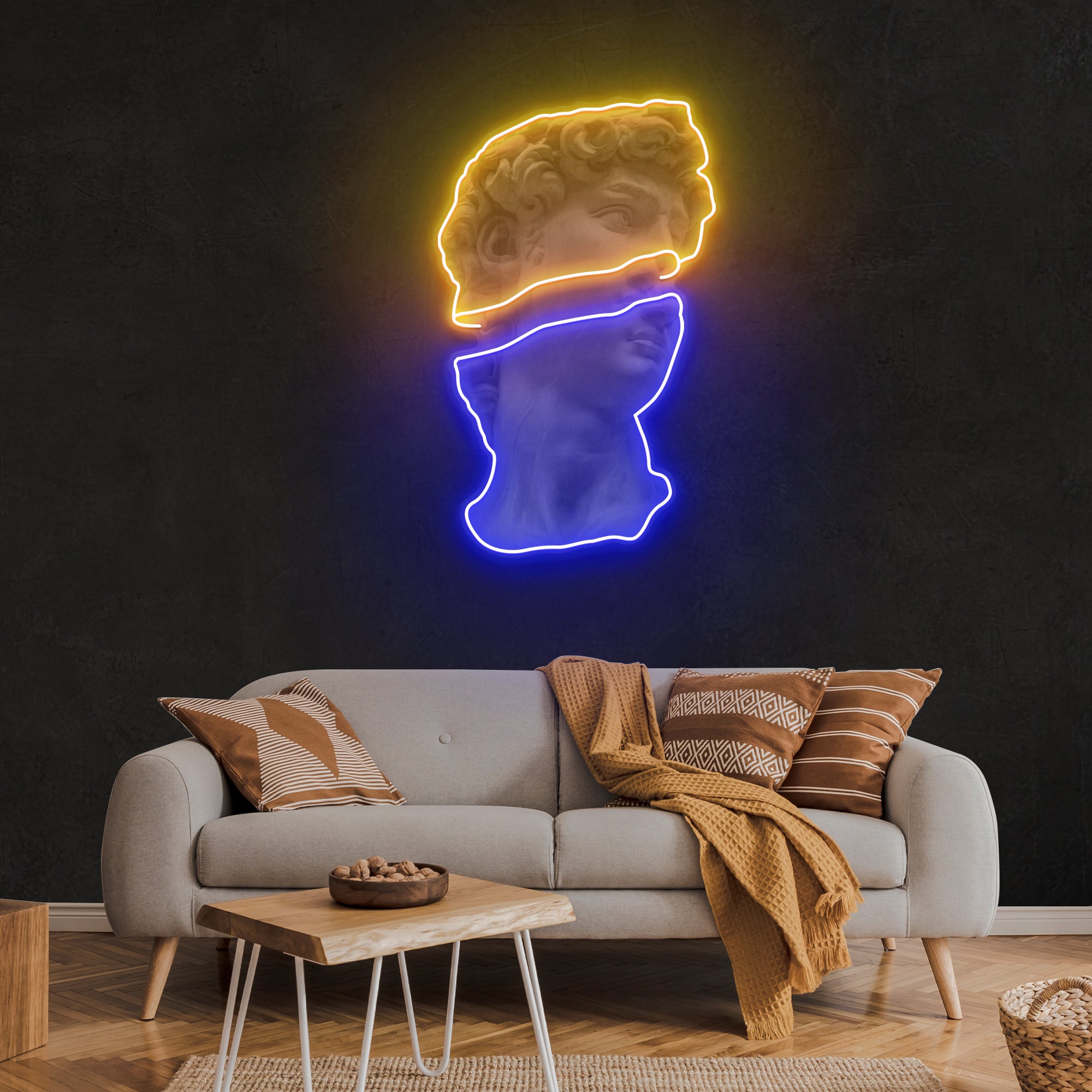 Statue Of David Neon Artwork Led Neon Sign Light